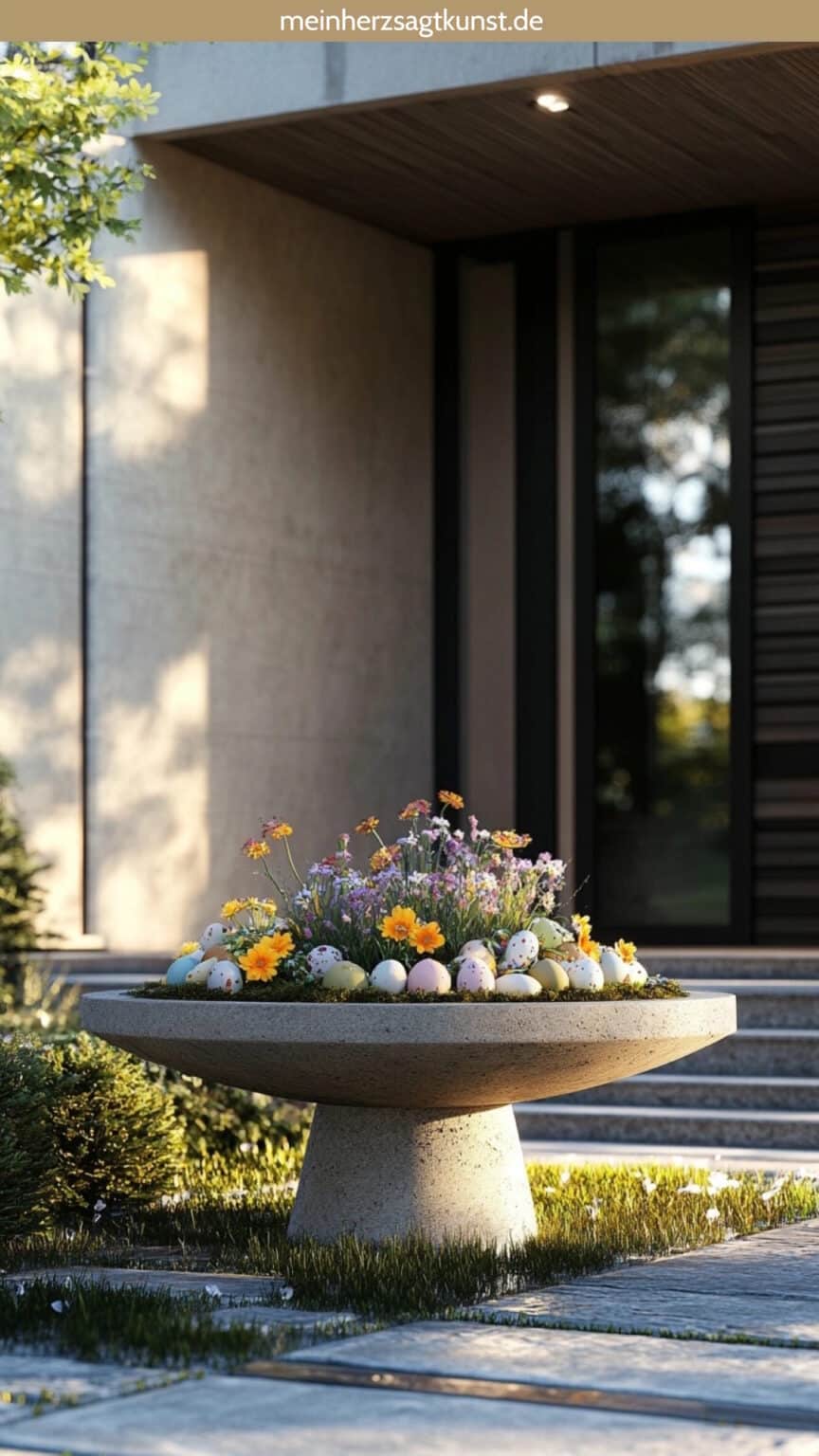 Oster-Deko draußen am Eingangsbereich: 9 Ideen zur stilvollen Begrüßung ...